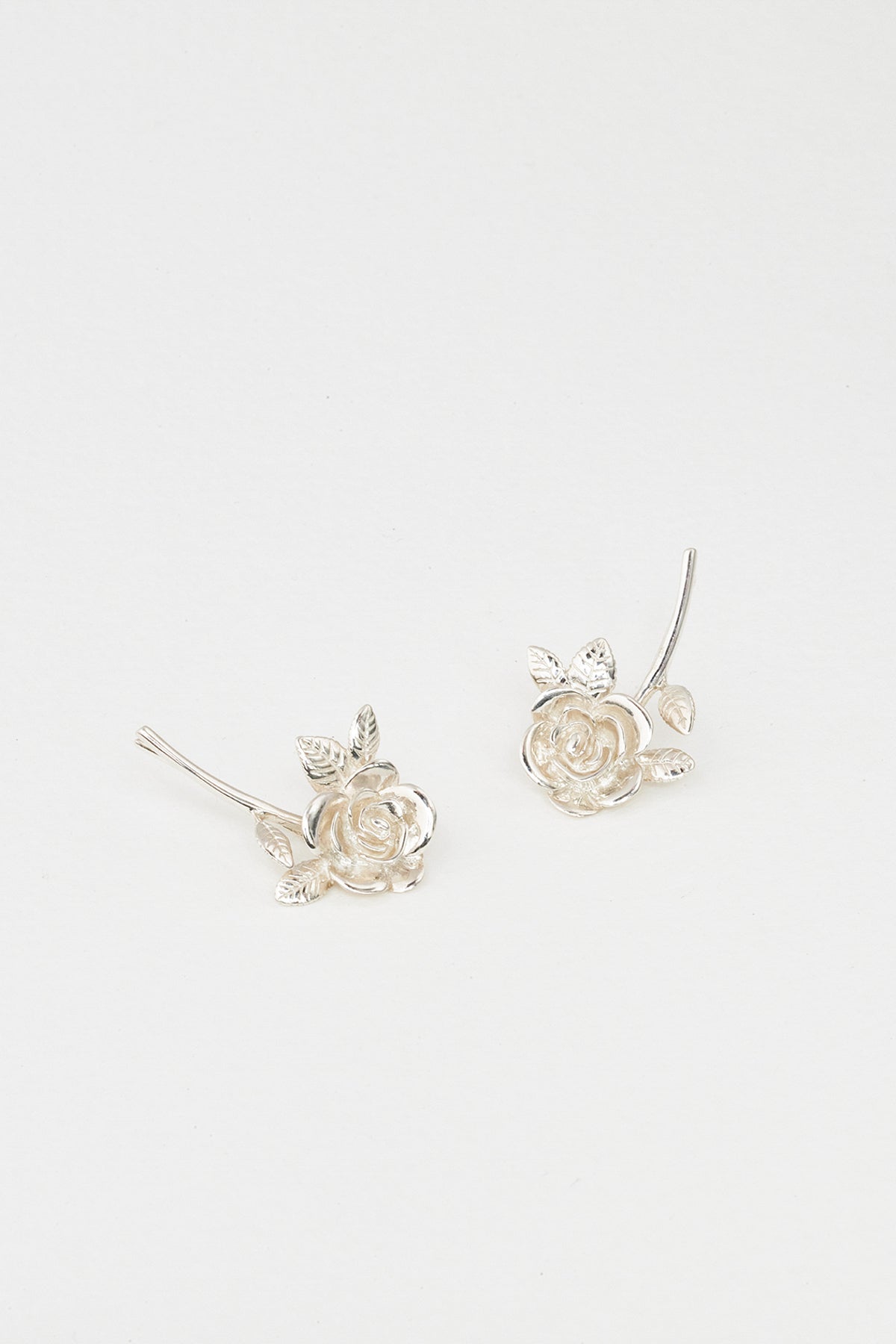 Rose Climber Studs, Sterling Silver | Naomi Murrell